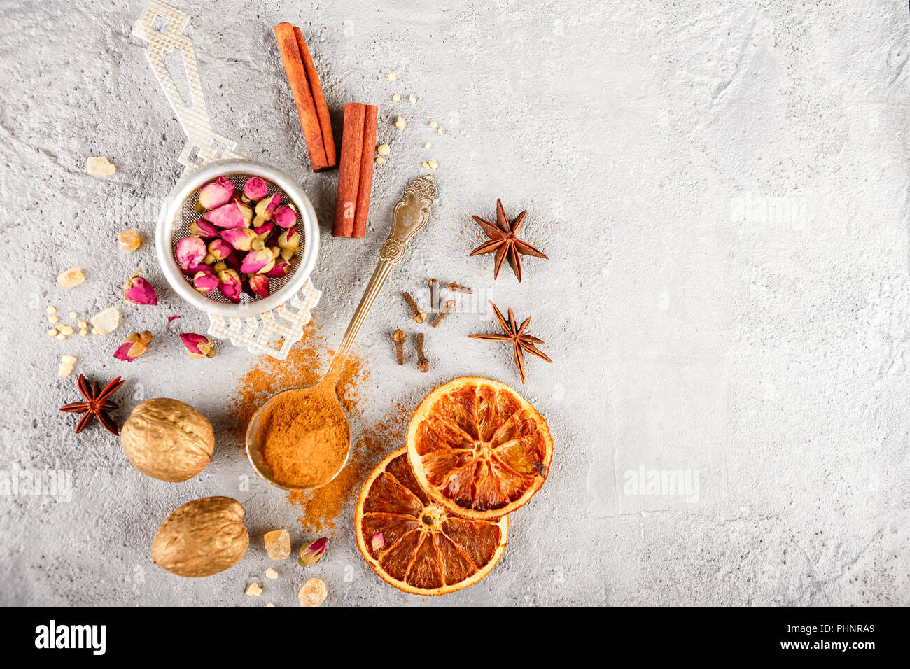 Different Kinds of Spices Stock Photo - Alamy