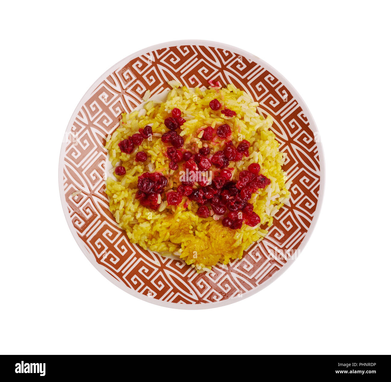 Persian Cranberry Rice Pilaf Stock Photo - Alamy
