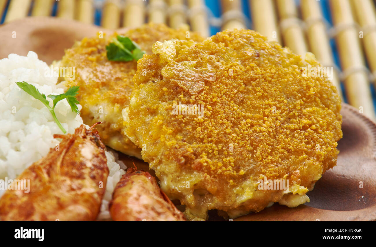 Blackbeard's Crab Cakes Stock Photo - Alamy