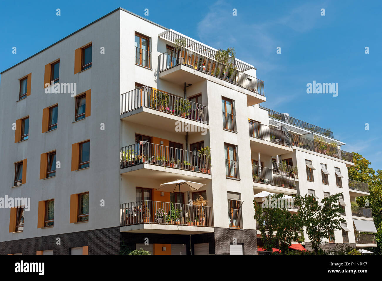 Modern multiple family house seen in Berlin, Germany Stock Photo - Alamy