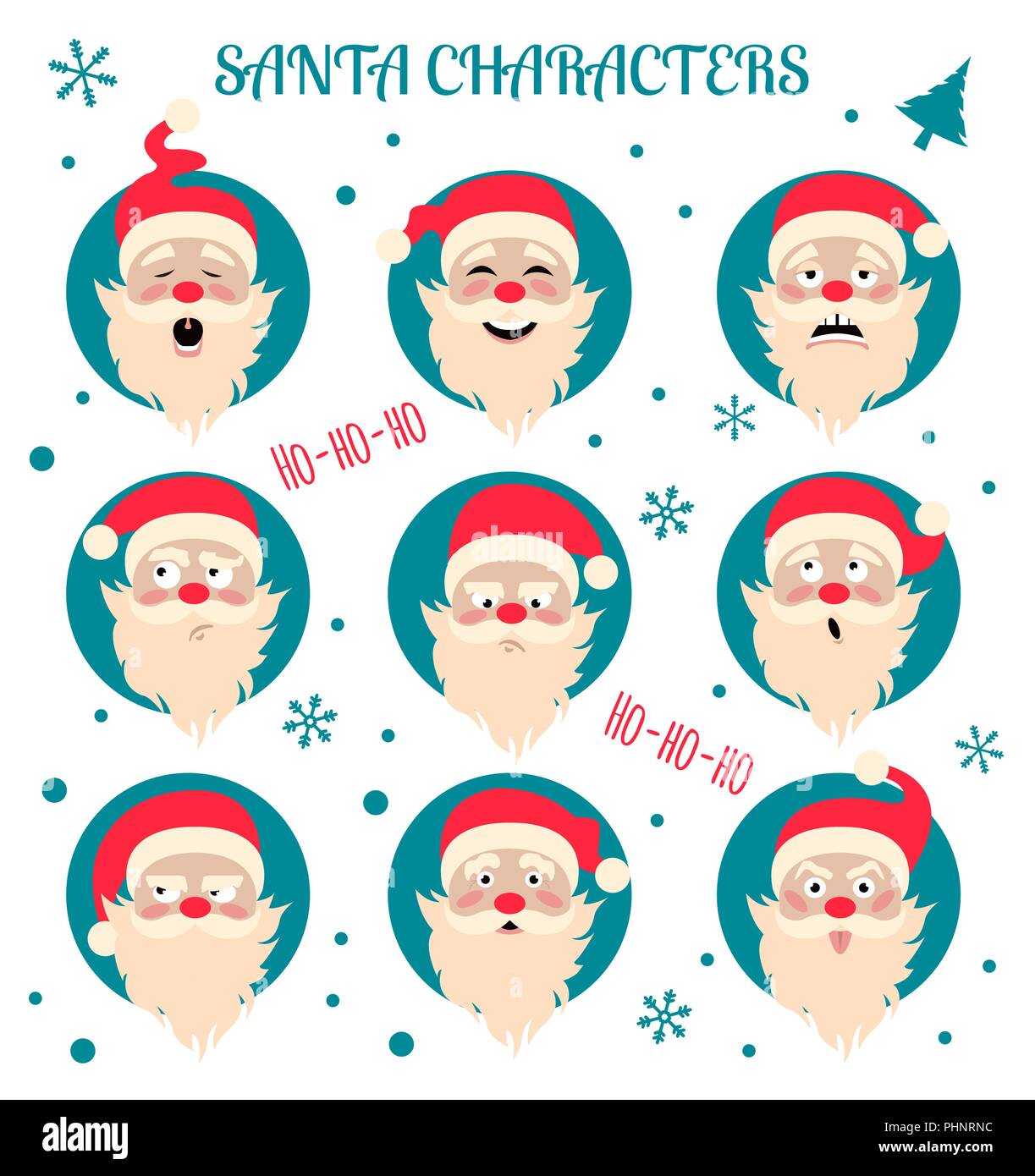 Claus character Stock Vector Images - Alamy