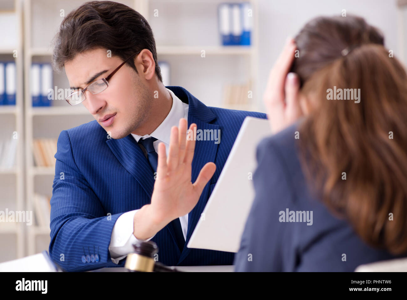 Stop talking office hi-res stock photography and images - Alamy