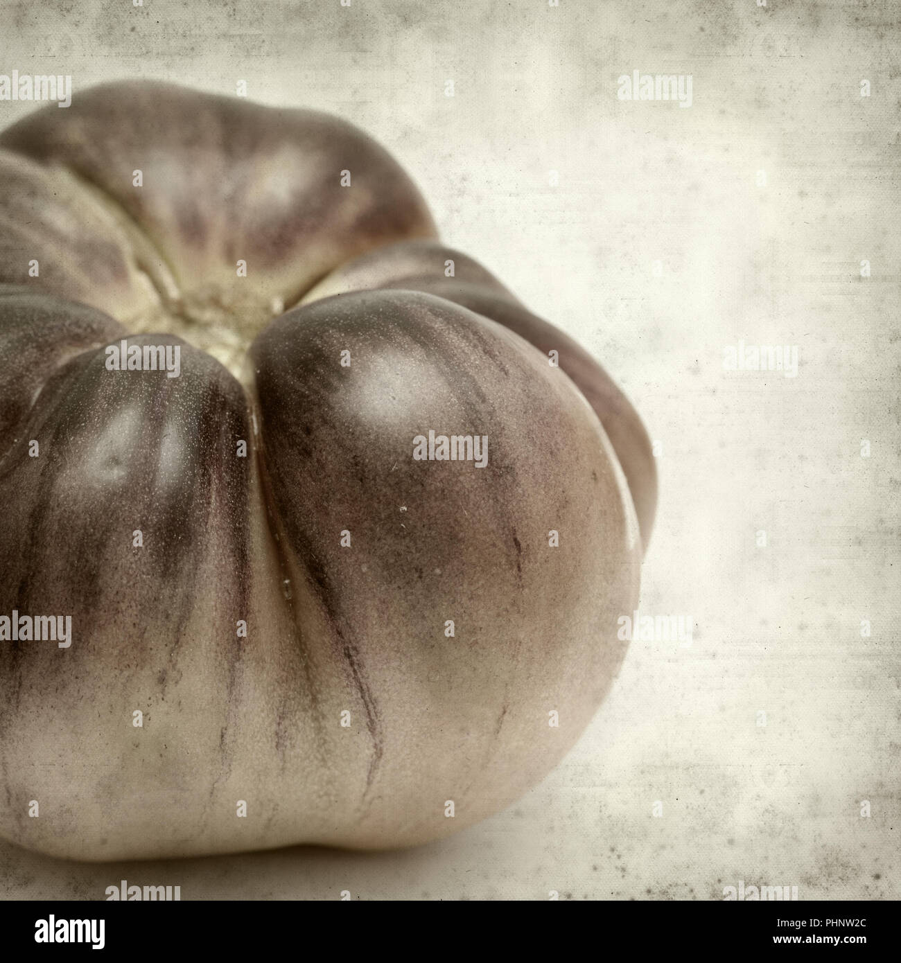 textured old paper background with blue tomatoes Stock Photo - Alamy