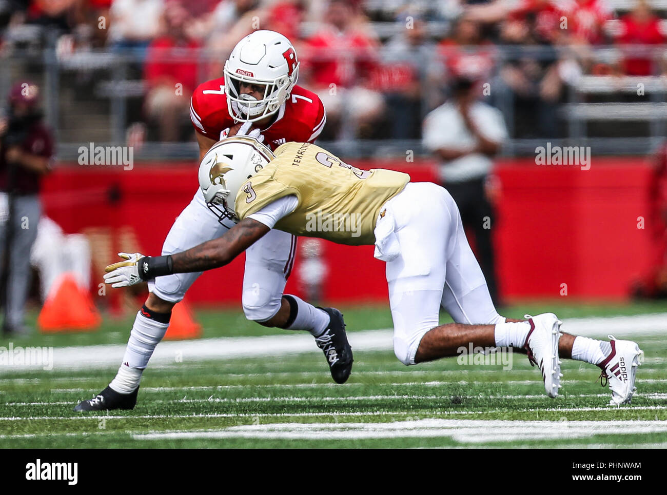 Piscataway, NJ, USA. 1st Sep, 2018. Rutgers Scarlet Knights wide ...