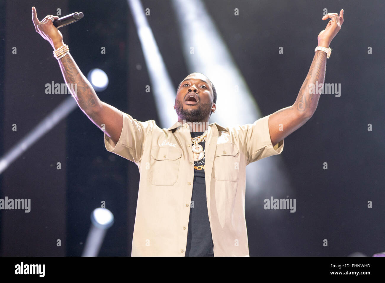 Philadelphia, Pennsylvania, USA. 1st Sep, 2018. MEEK MILL (ROBERT ...