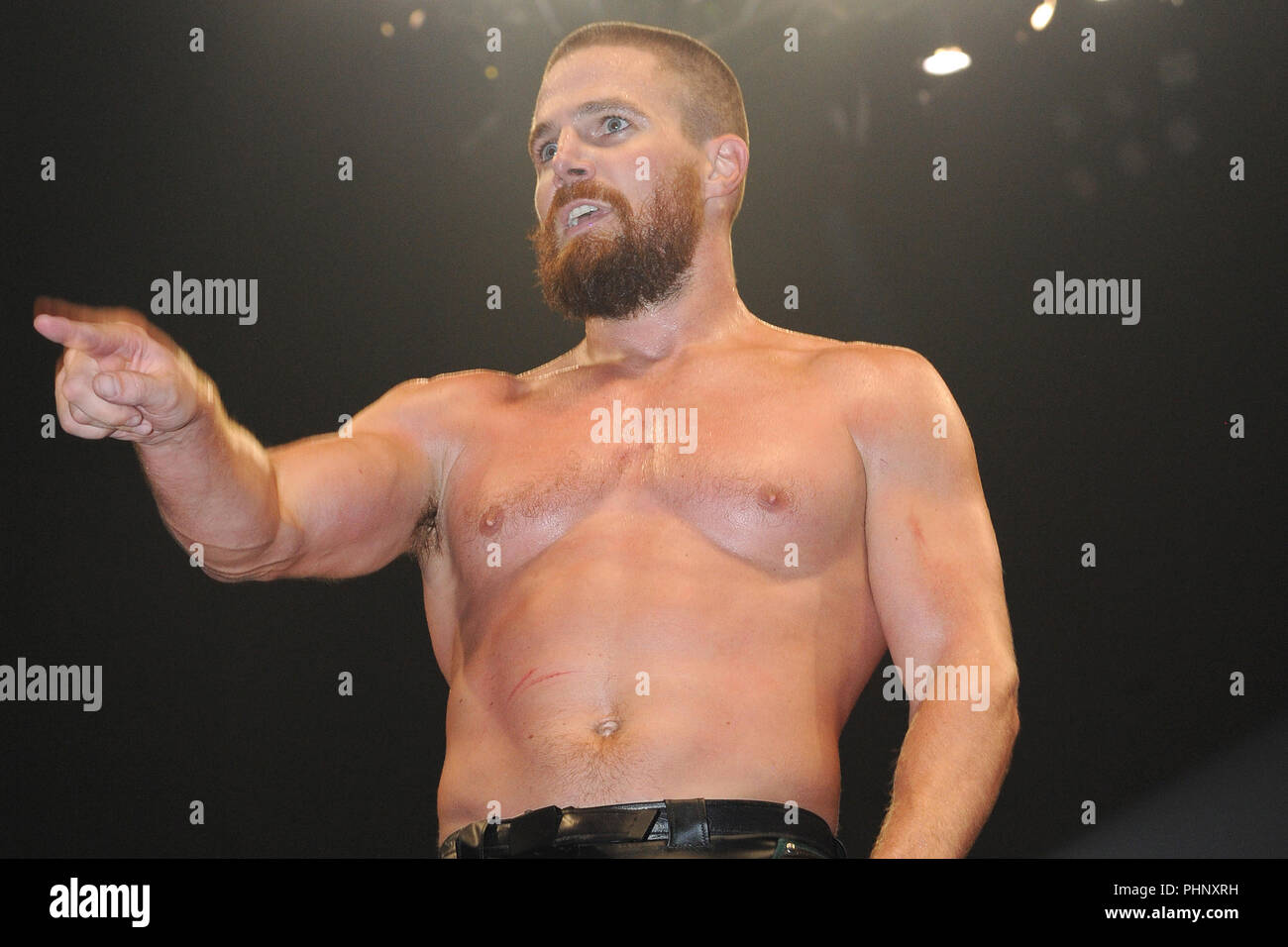 Chicago, Illinois, USA. 1st Sep, 2018. Actor Stephen Amell from "The ...