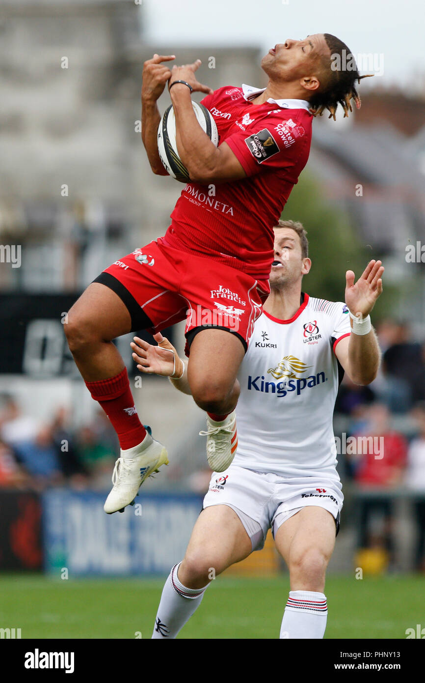 Kingspan Stadium, Belfast, Northern Ireland. 1st Sep, 2018. Guinness ...