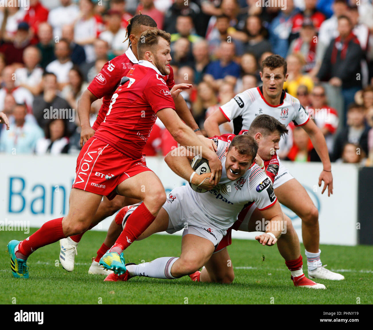 Kingspan Stadium, Belfast, Northern Ireland. 1st Sep, 2018. Guinness ...