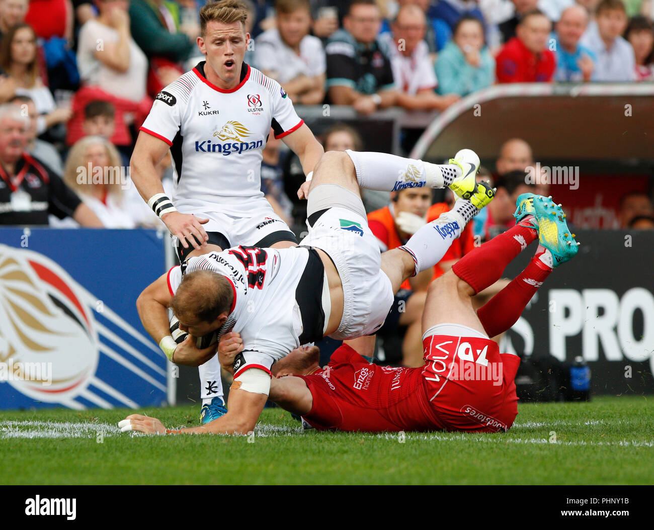 Kingspan Stadium, Belfast, Northern Ireland. 1st Sep, 2018. Guinness ...