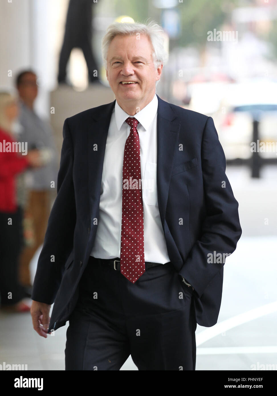 London, UK, 2nd Sep 2018. David Davis Former Secretary of State for ...