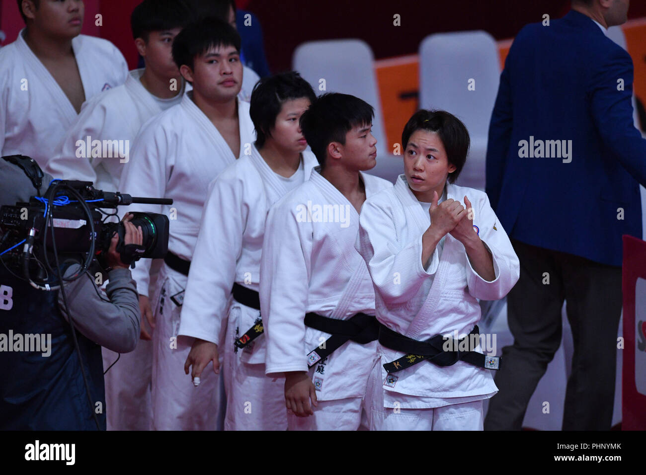Jakarta, Indonesia. Credit: MATSUO. 1st Sep, 2018. Lien Chen ling (TPE) Judo : Mix Team at ...