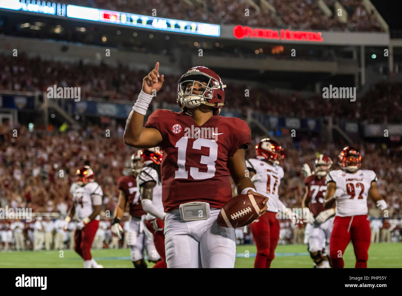 Orlando, FL, USA. 1st Sep, 2018. Alabama Crimson Tide quarterback Tua ...
