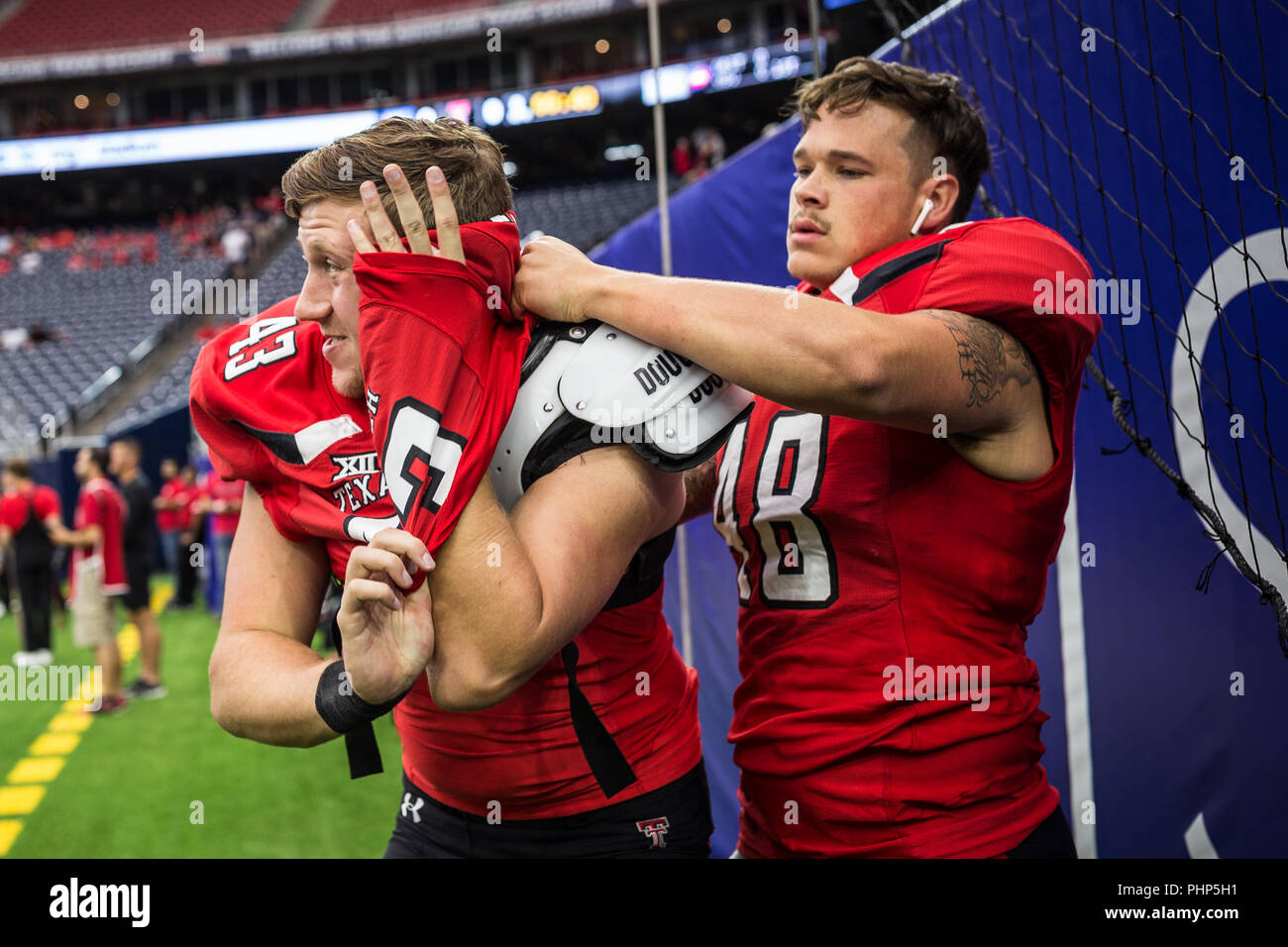 Houston, Texas, USA. 1st Sep, 2018. Texas Tech Red Raiders long snapper ...