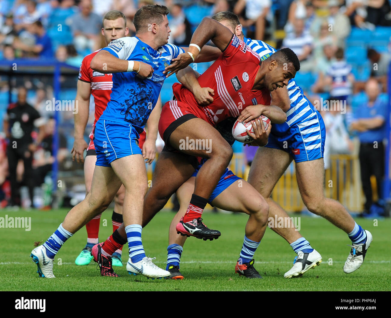 Shay Stadium, Halifax, UK. 2nd September 2018. Rugby League Super 8's ...