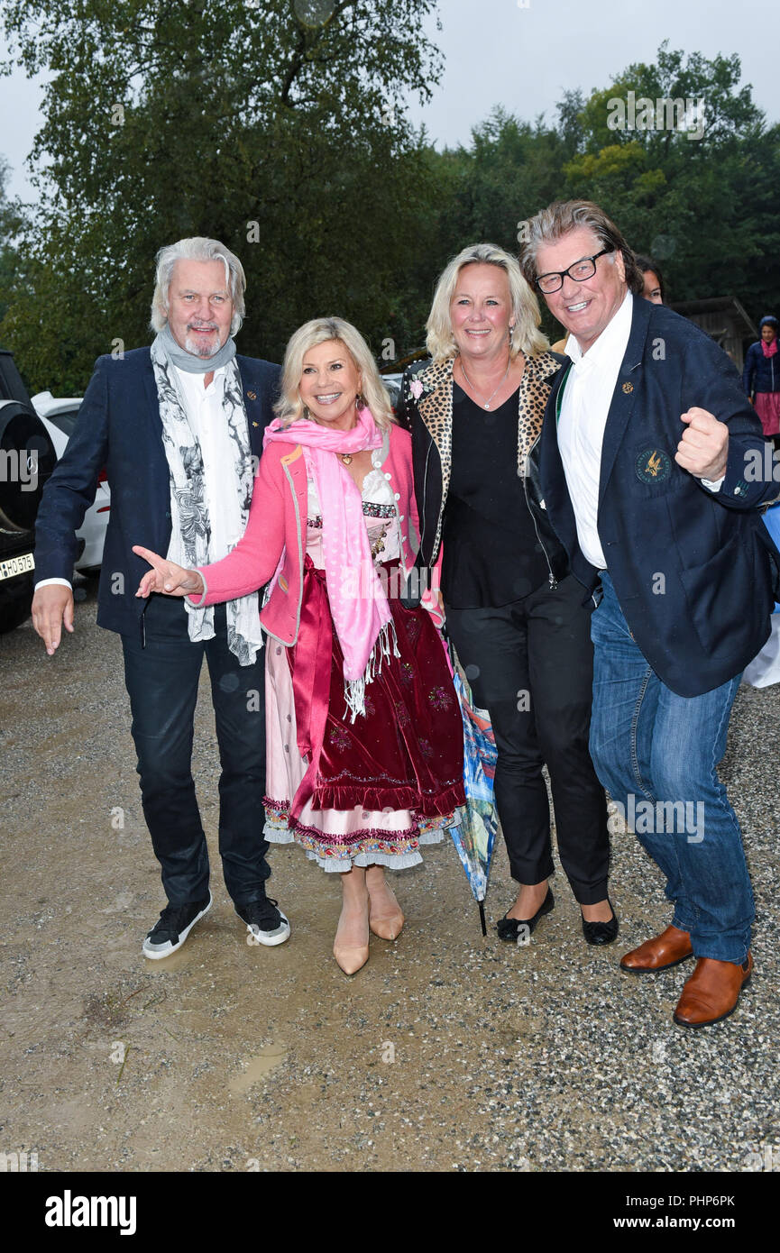 Tutzing, Germany. 1 September 2018. The singer Johnny Logan (l-r), his ...
