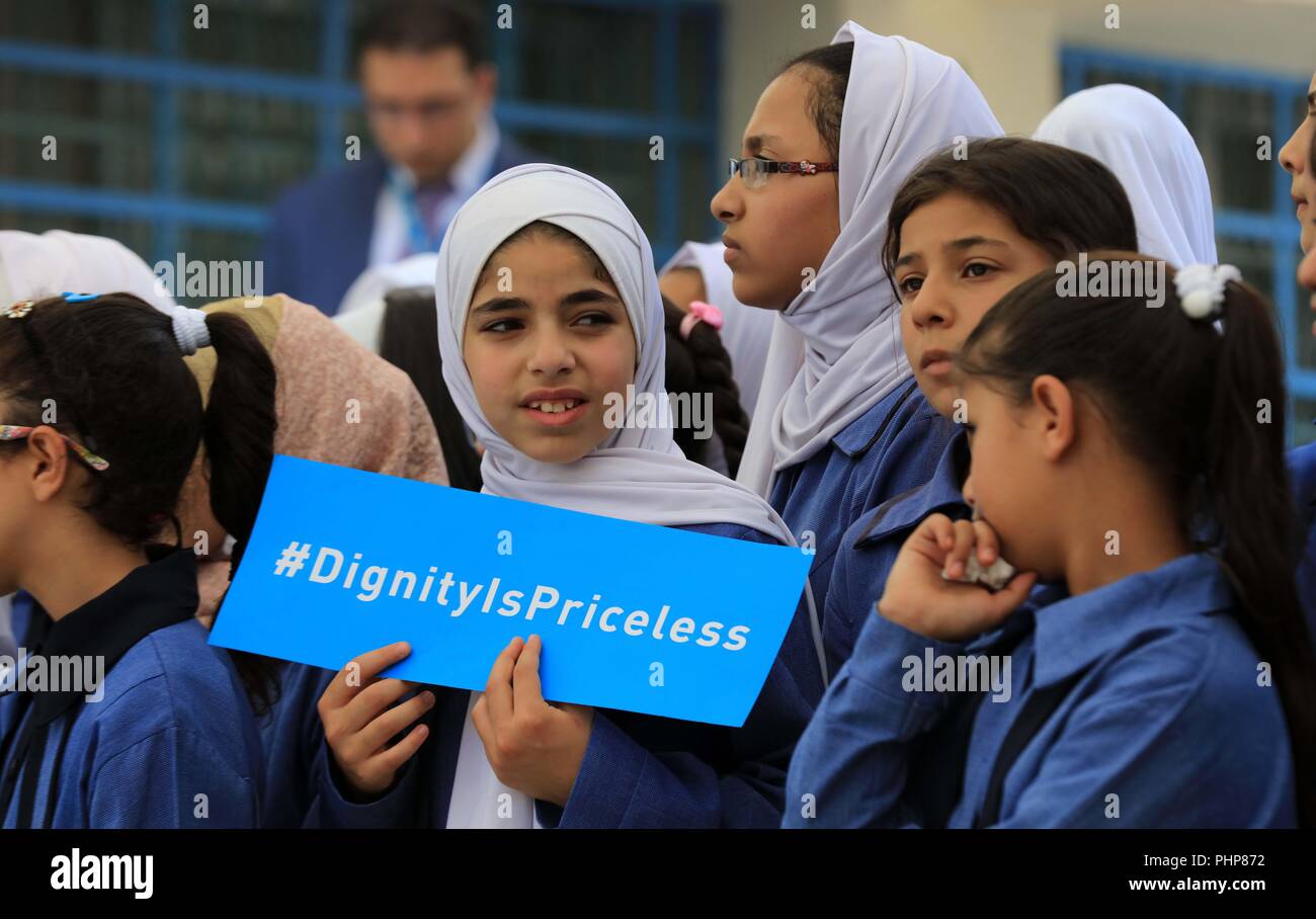Amman, Jordan. 2nd Sep, 2018. Refugee school children attend an ...