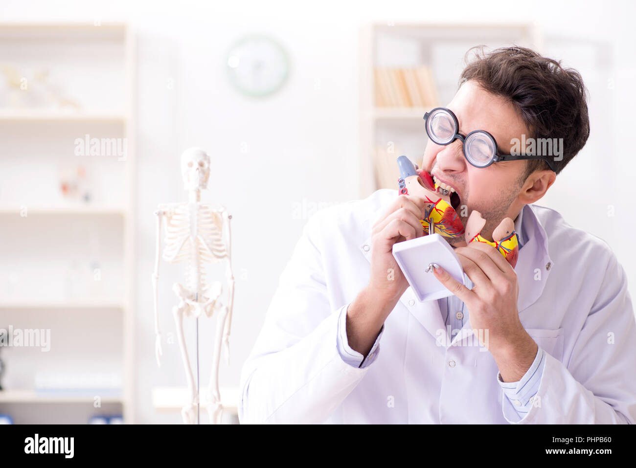 Crazy hungry man eating hi-res stock photography and images - Alamy