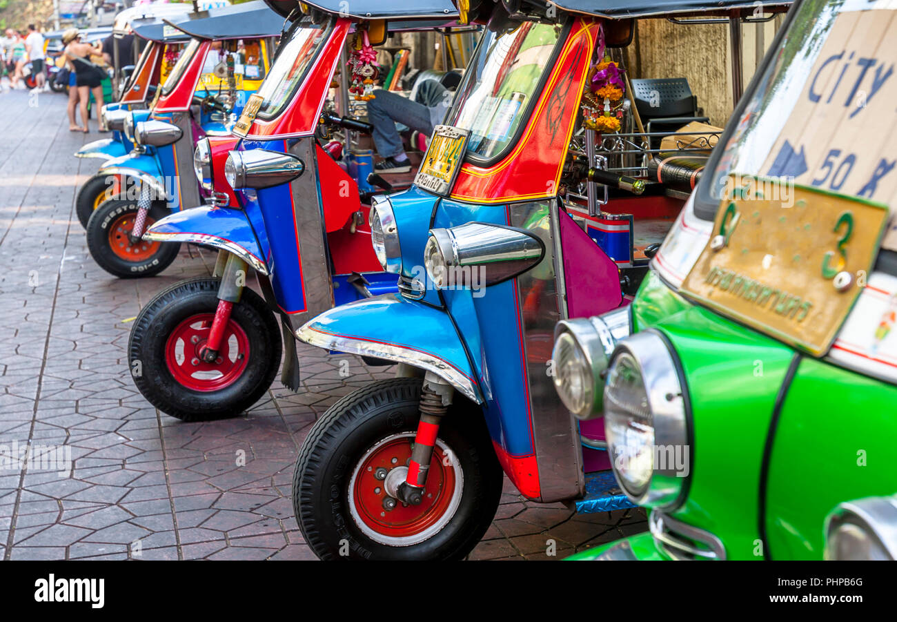 Three tuk tuks tuktuk hi-res stock photography and images - Alamy