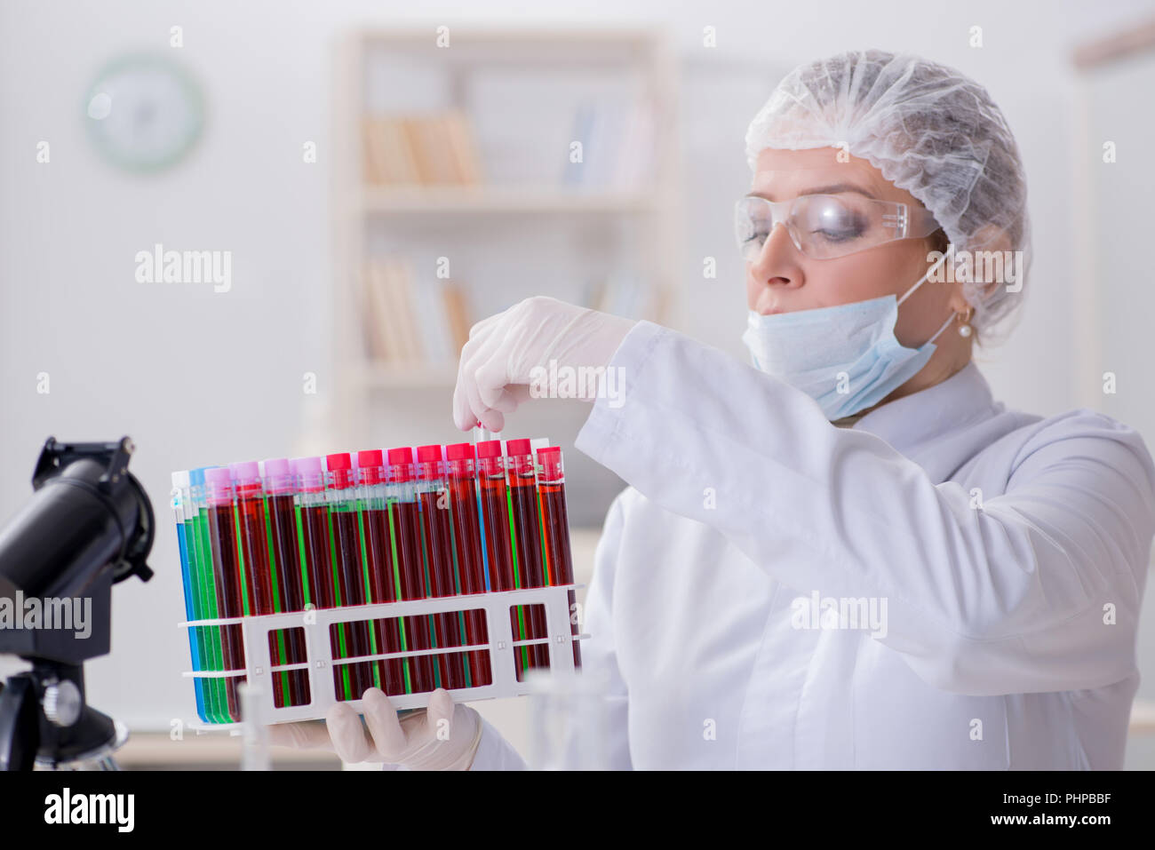Blood samples in blood collection hi-res stock photography and images ...