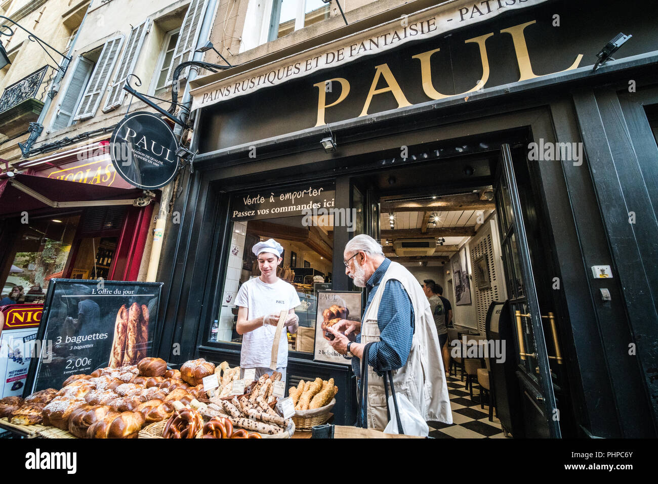 Bakery Paul, Aix en Provence, France, Europe Stock Photo - Alamy