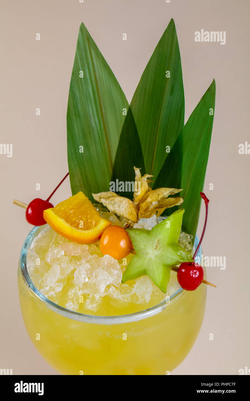 Hawaii cocktail bar drink Stock Photo - Alamy