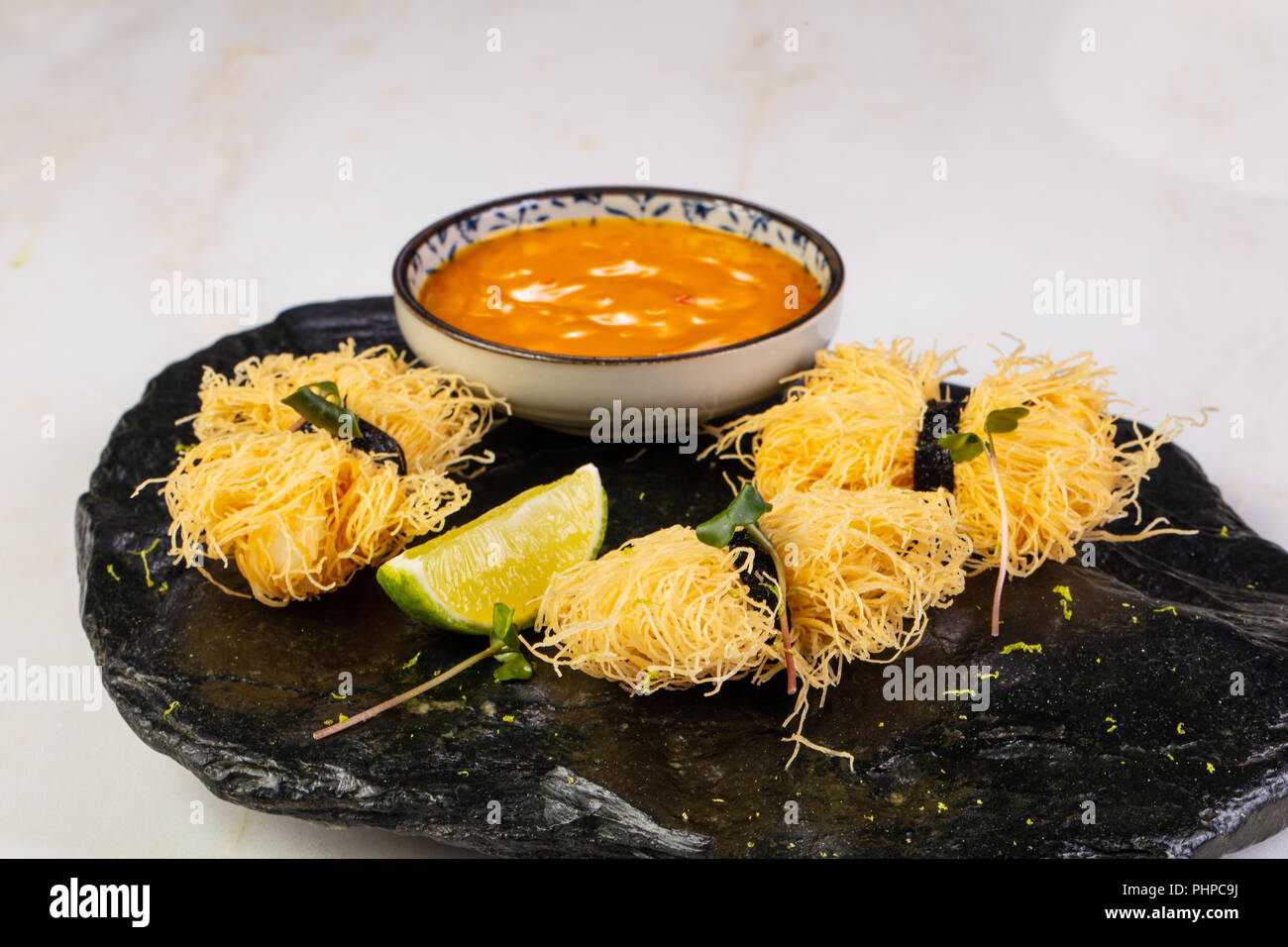 Kataifi shrimp hi-res stock photography and images - Alamy