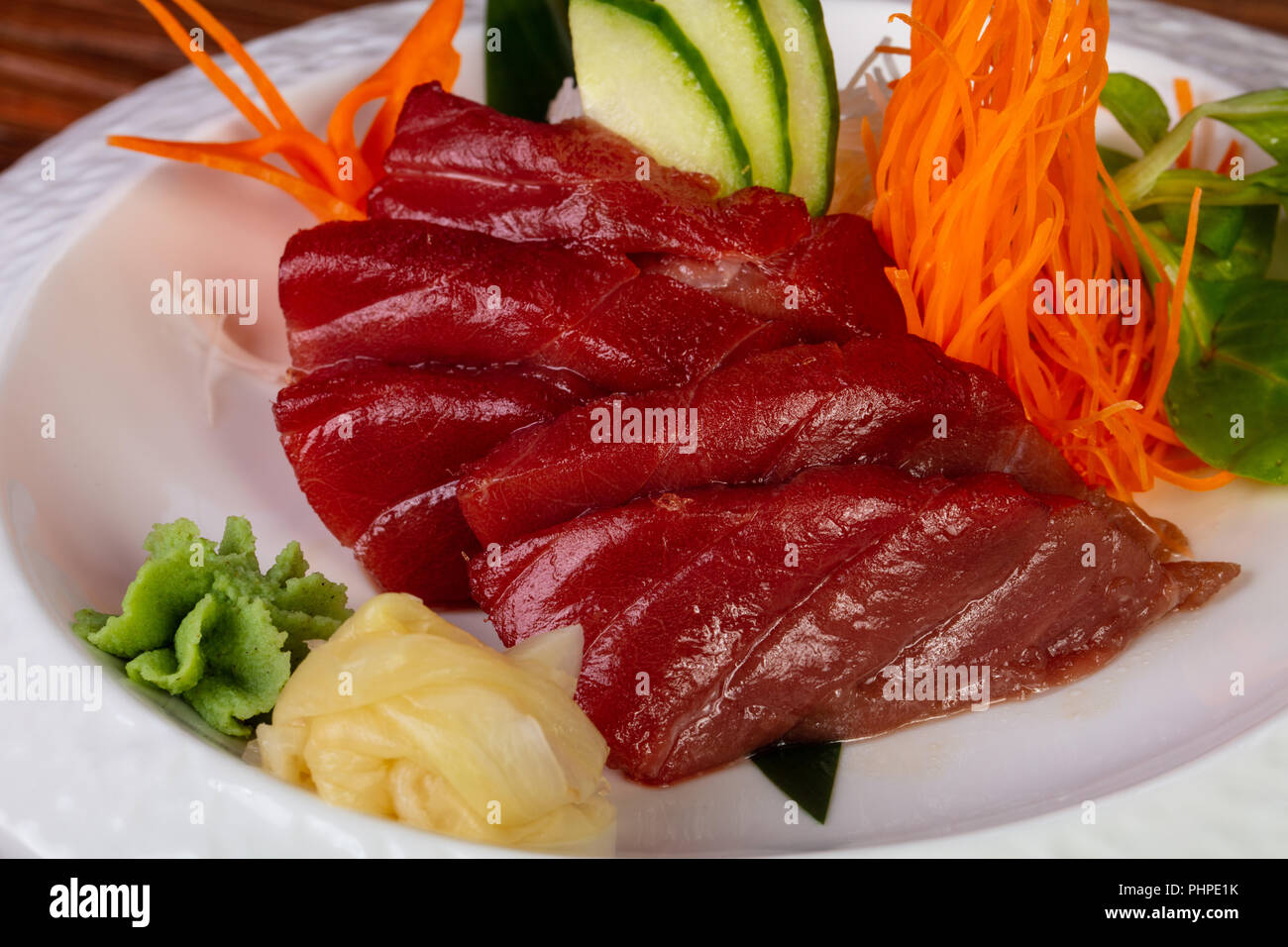 Japanese cold sushi with tuna Stock Photo - Alamy