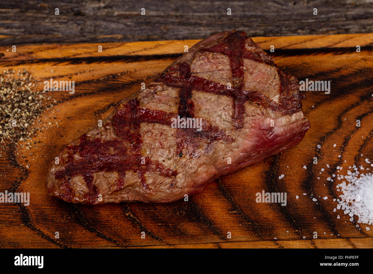 Grilled Beef steak fillet Black Angus Stock Photo - Alamy