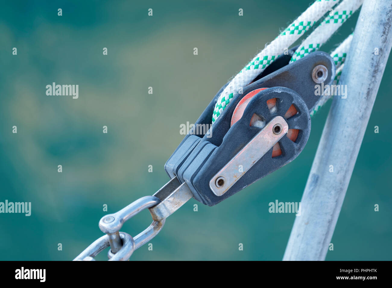 Ropes to hoist a sail hi-res stock photography and images - Alamy