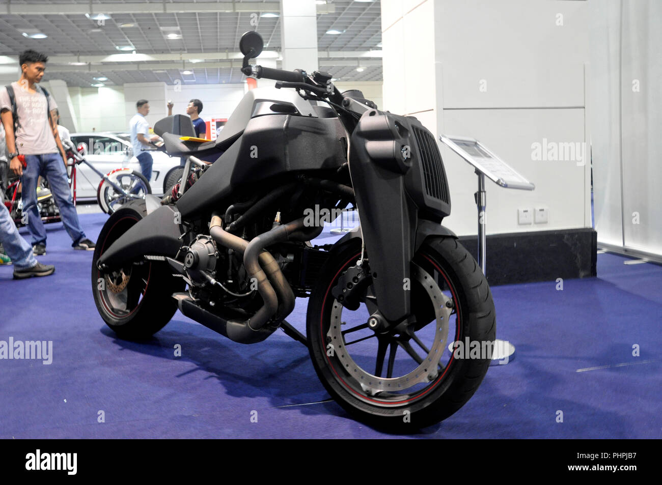 Custom motorcycle. Customized from old motorcycle model by the designer ...