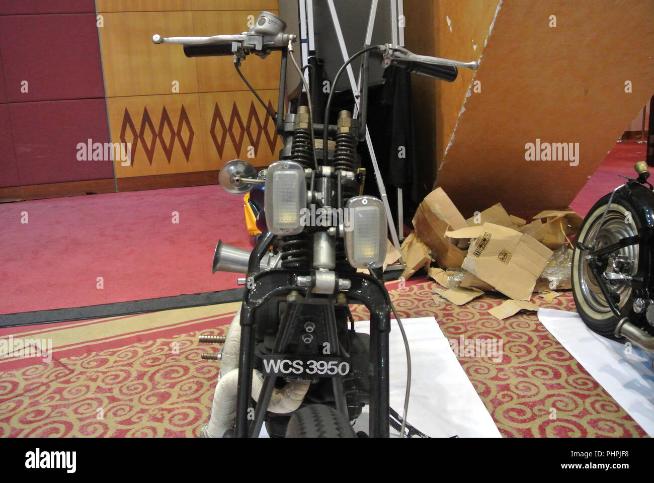 Custom motorcycle. Customized from old motorcycle model by the designer ...