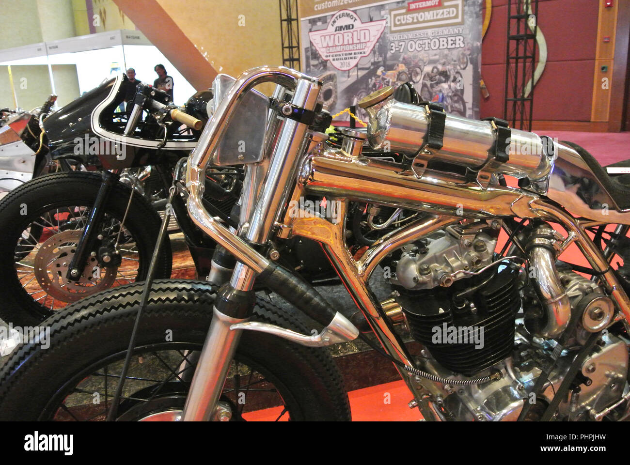 Custom motorcycle. Customized from old motorcycle model by the designer ...