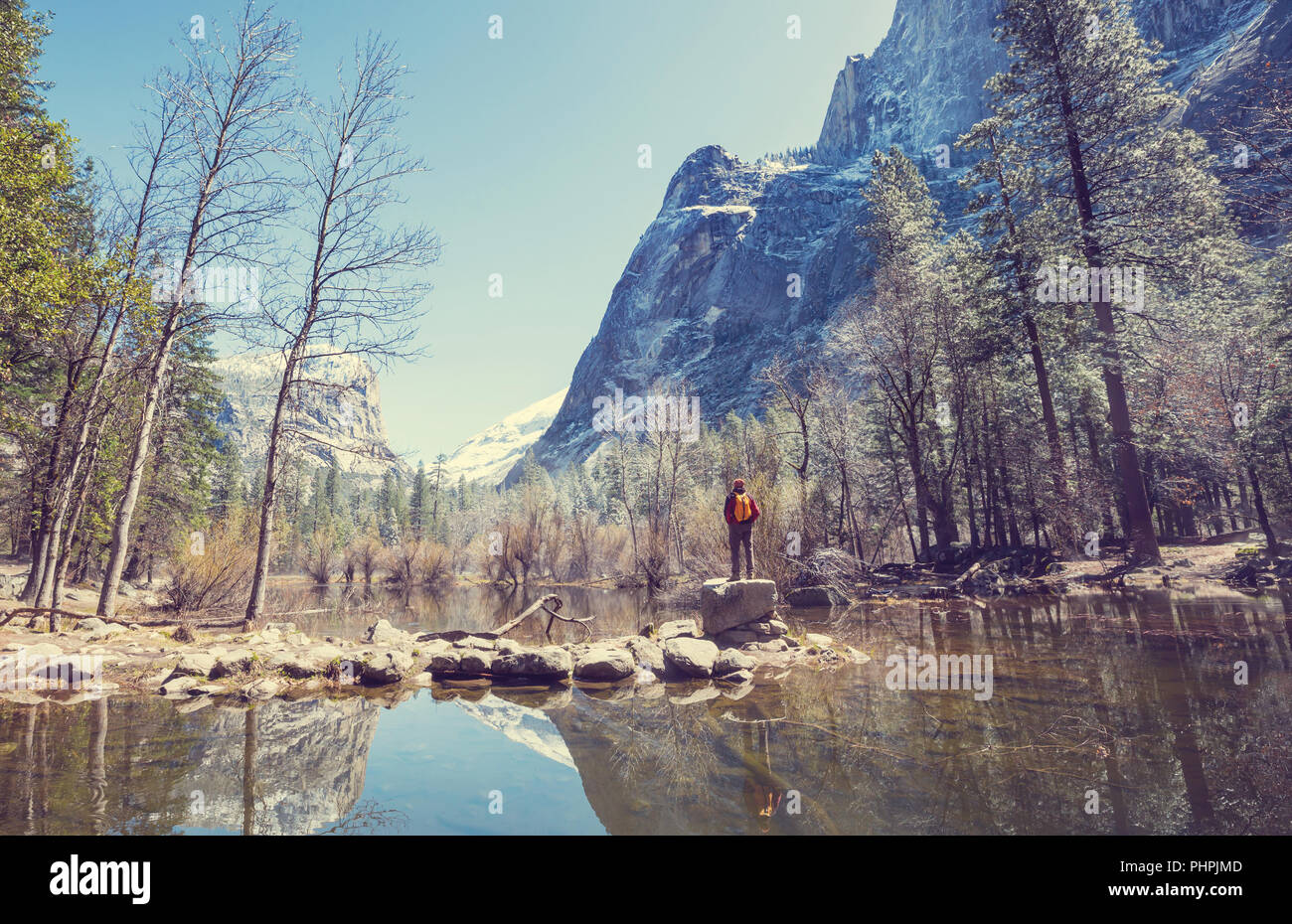 Early spring in Yosemite Stock Photo - Alamy