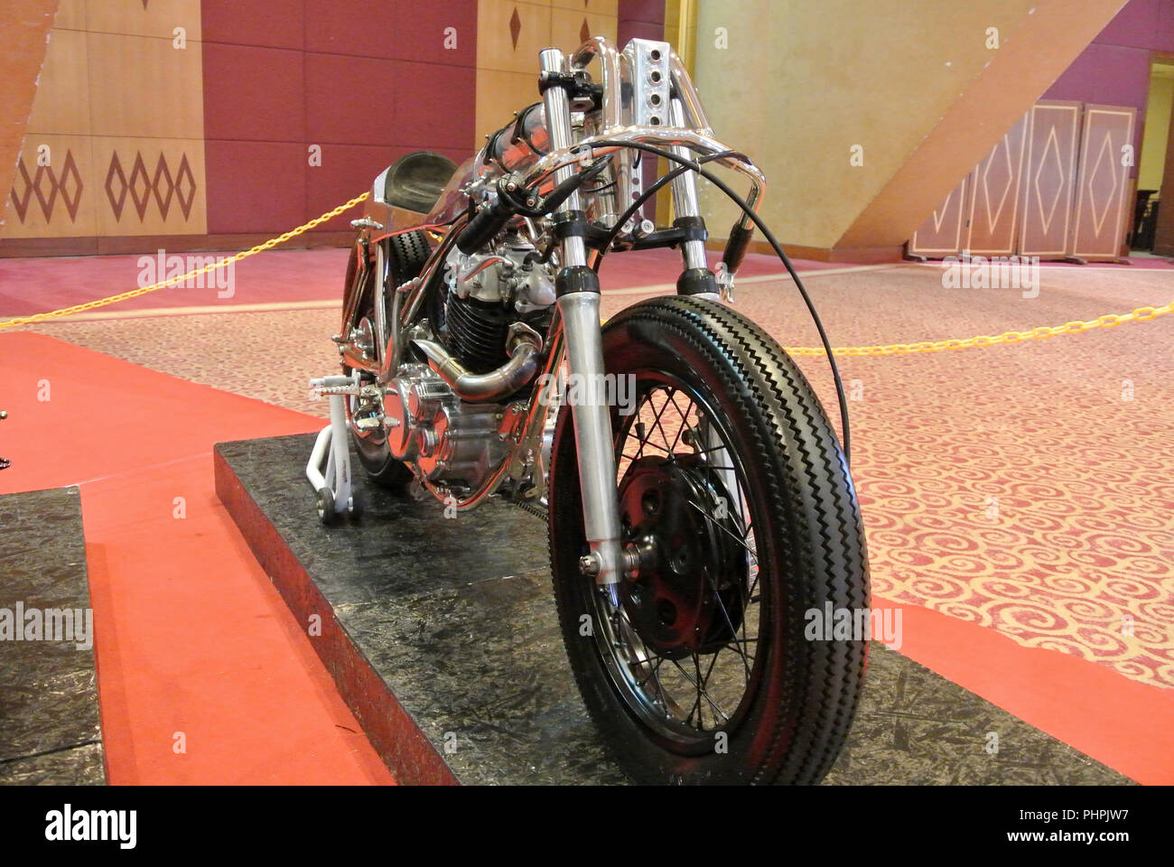 Custom motorcycle. Customized from old motorcycle model by the designer ...