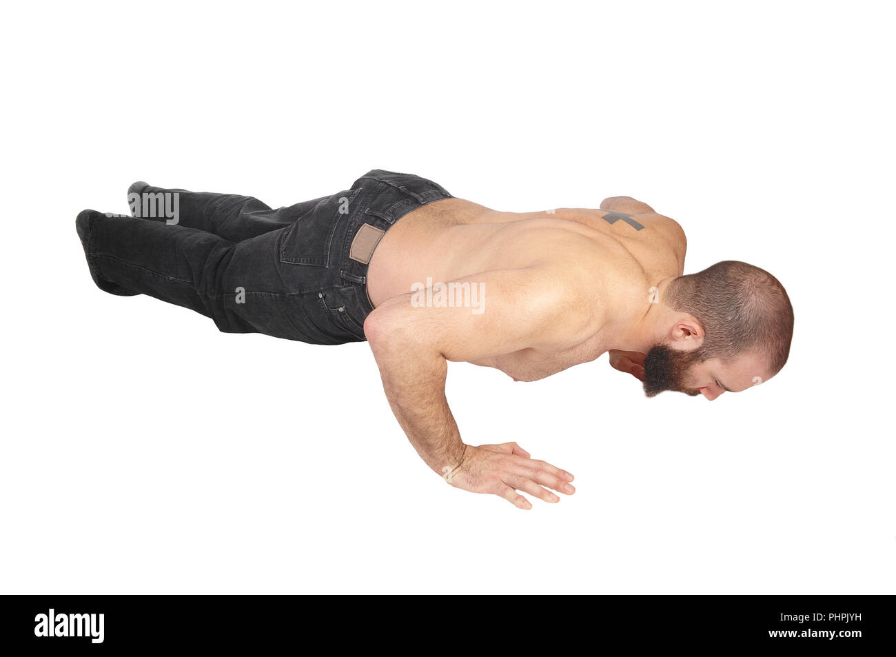 Young fit man on floor hi-res stock photography and images - Alamy