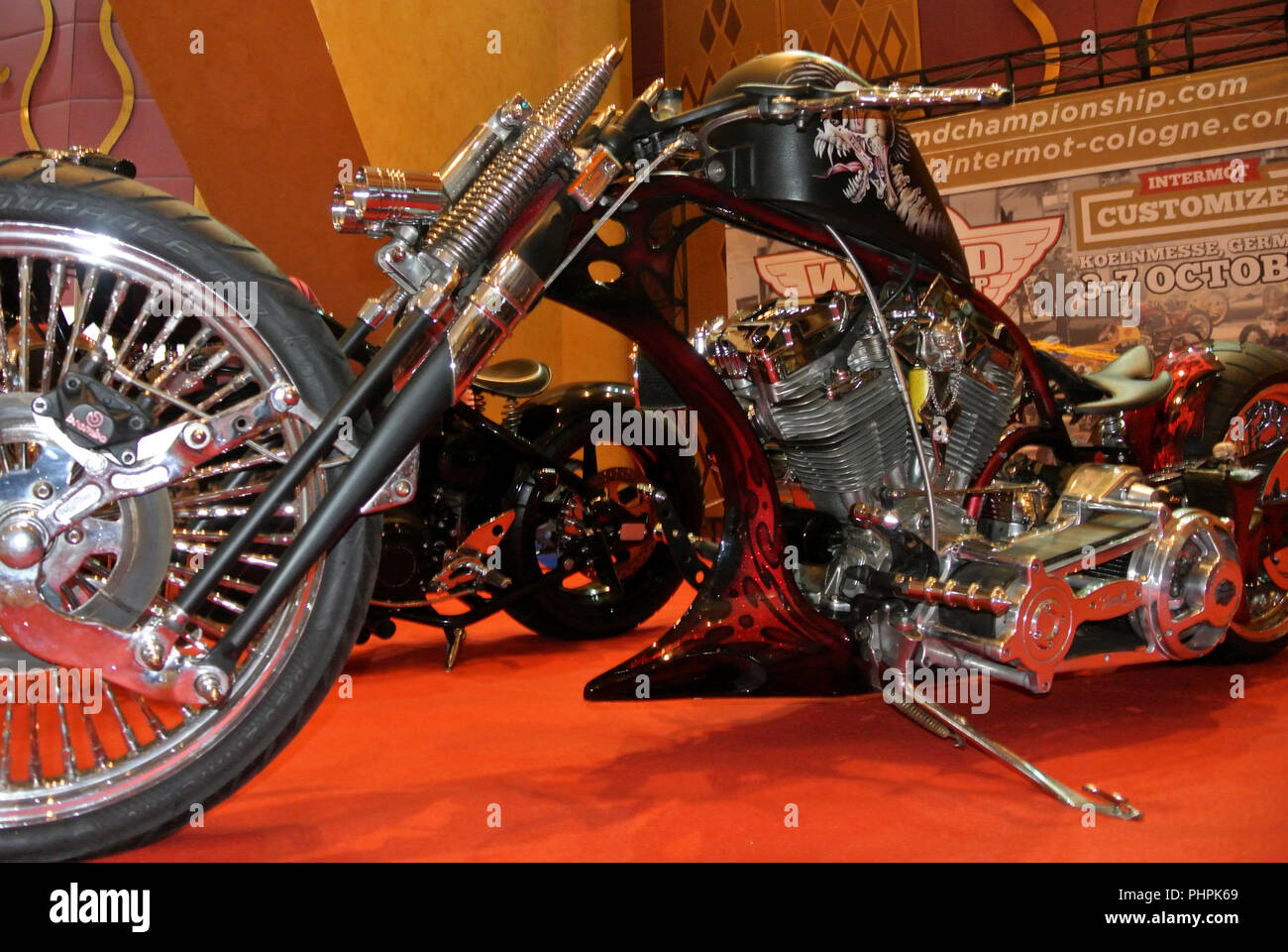 Custom motorcycle. Customized from old motorcycle model by the designer ...