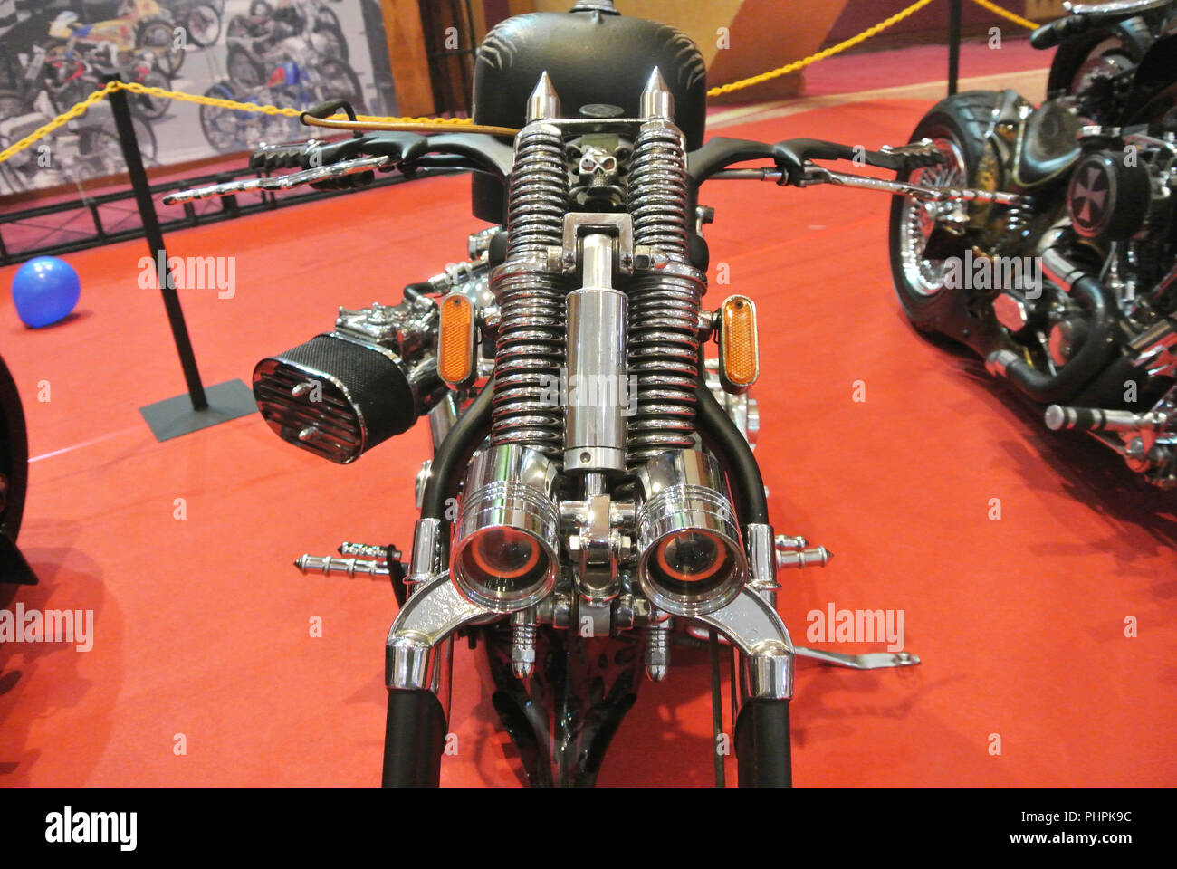 Custom motorcycle. Customized from old motorcycle model by the designer ...