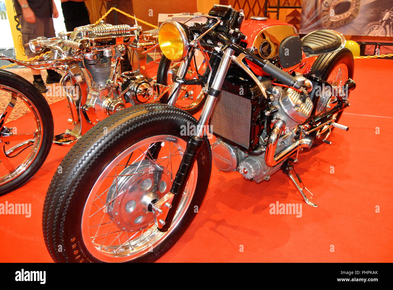 Custom motorcycle. Customized from old motorcycle model by the designer ...