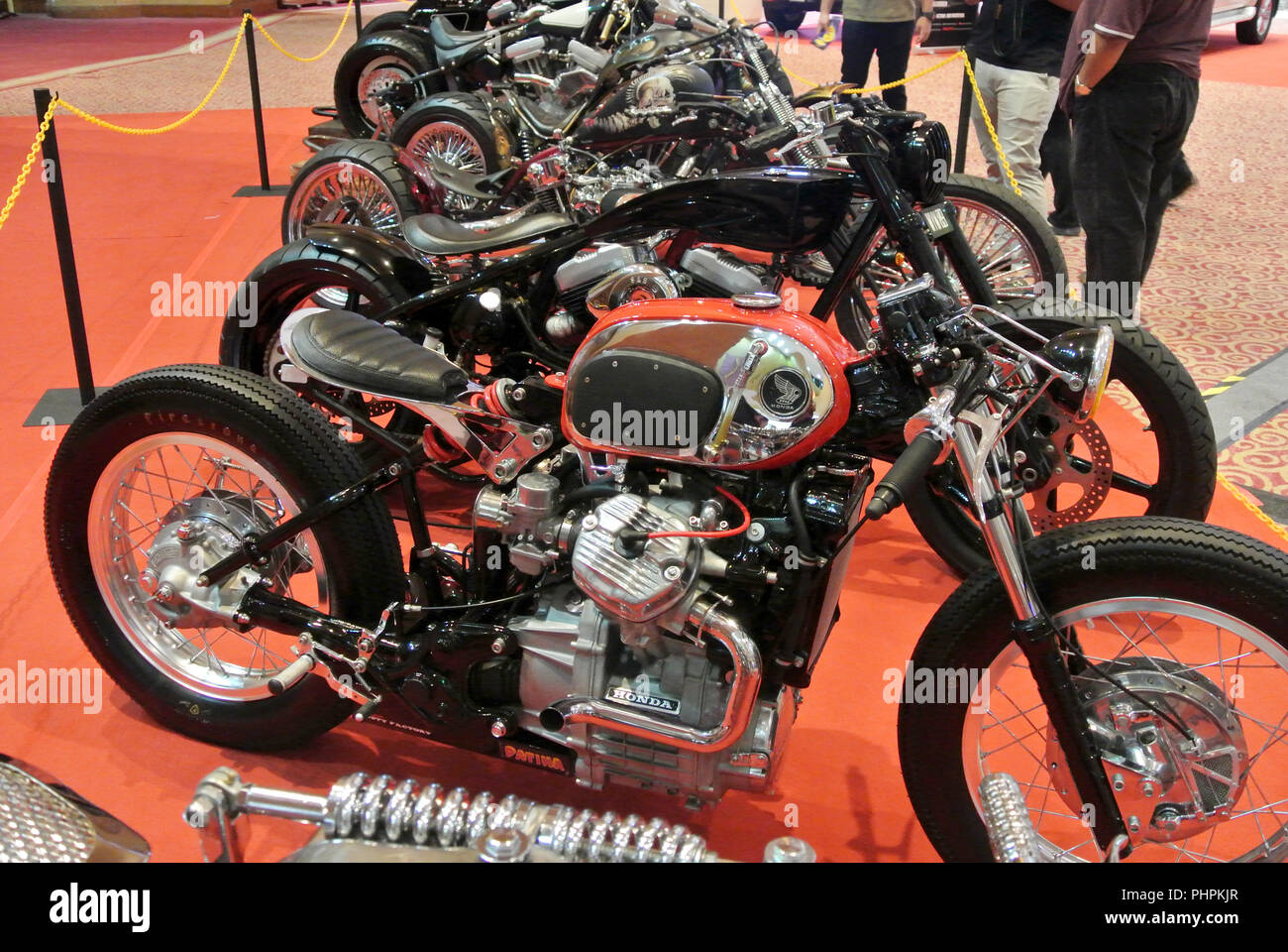 Custom motorcycle. Customized from old motorcycle model by the designer ...