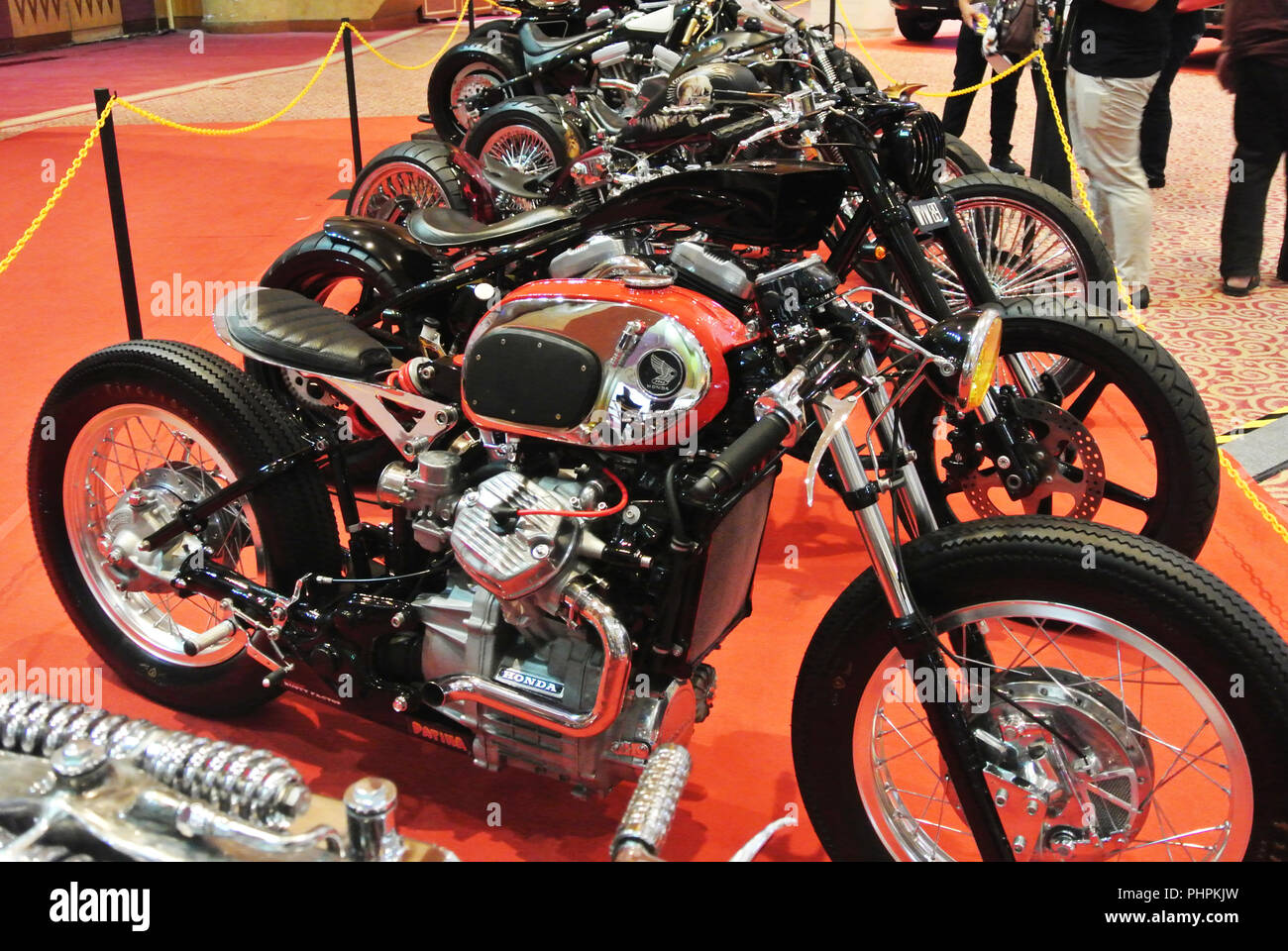 Custom motorcycle. Customized from old motorcycle model by the designer ...