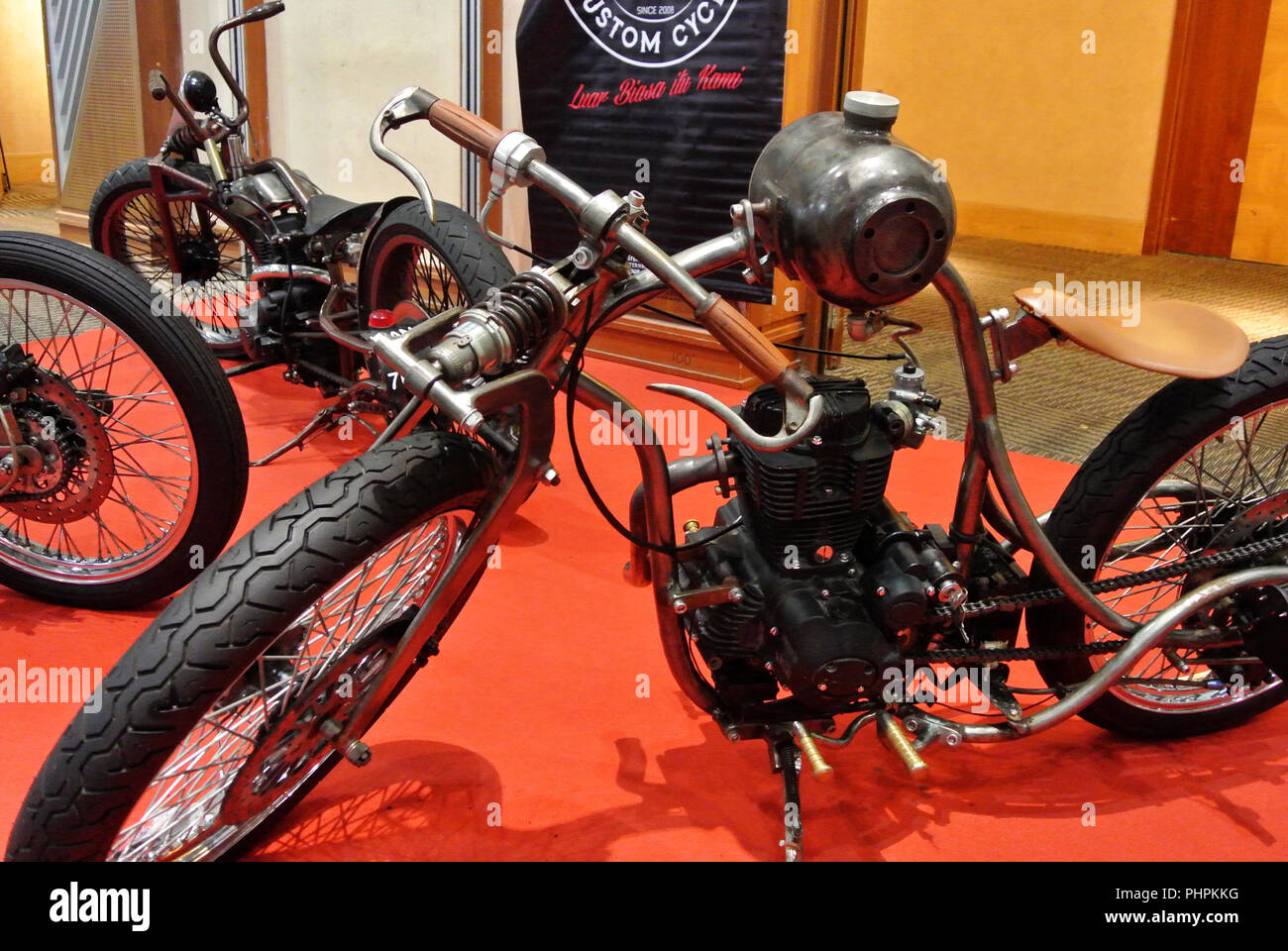 Custom motorcycle. Customized from old motorcycle model by the designer ...