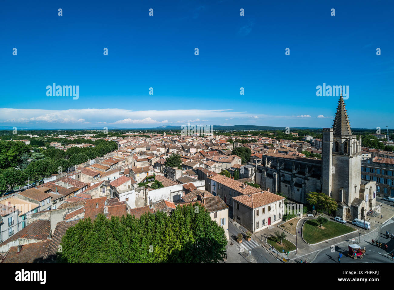 Tarascon aerial view hi-res stock photography and images - Alamy