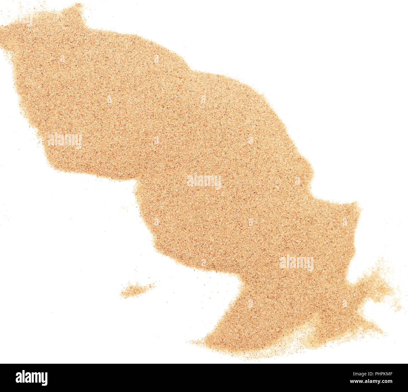 Sand on white Stock Photo - Alamy