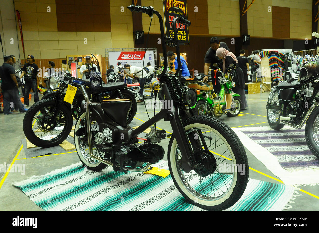 Custom motorcycle. Customized from old motorcycle model by the designer ...