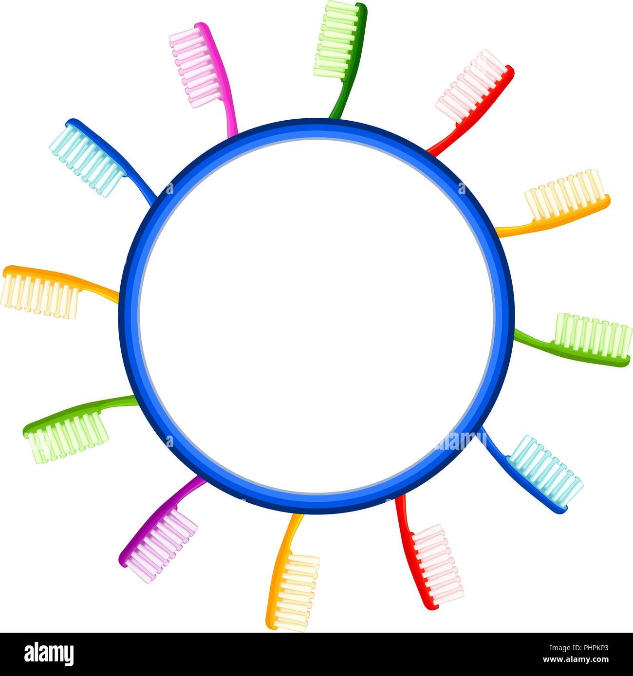 Colorful cartoon toothbrush background Stock Vector Image & Art - Alamy