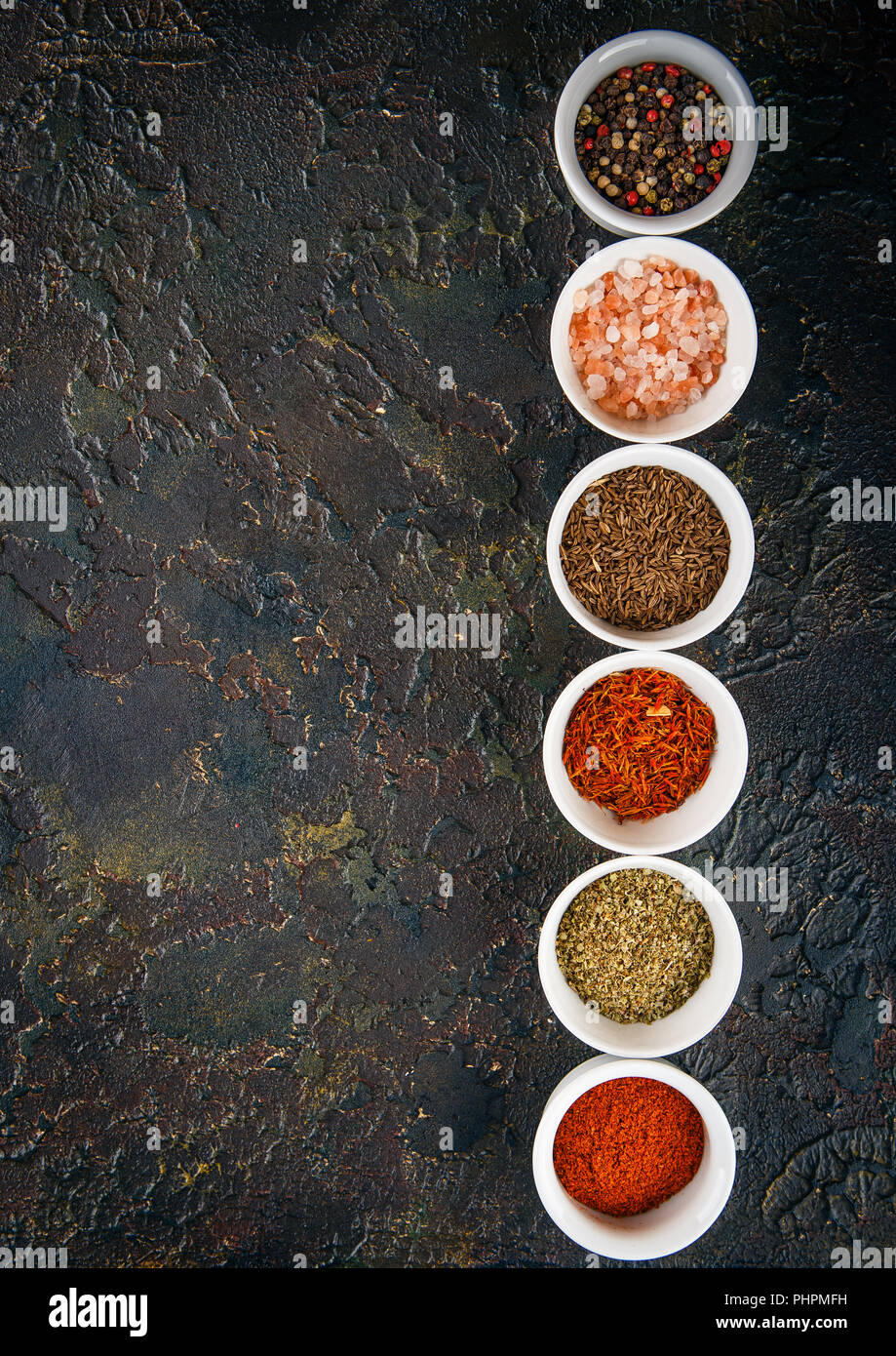 Various kinds of spices Stock Photo - Alamy