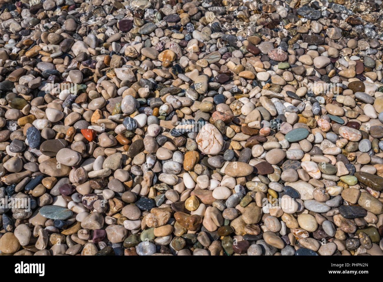 Colorful sea pebbles stones hi-res stock photography and images - Alamy