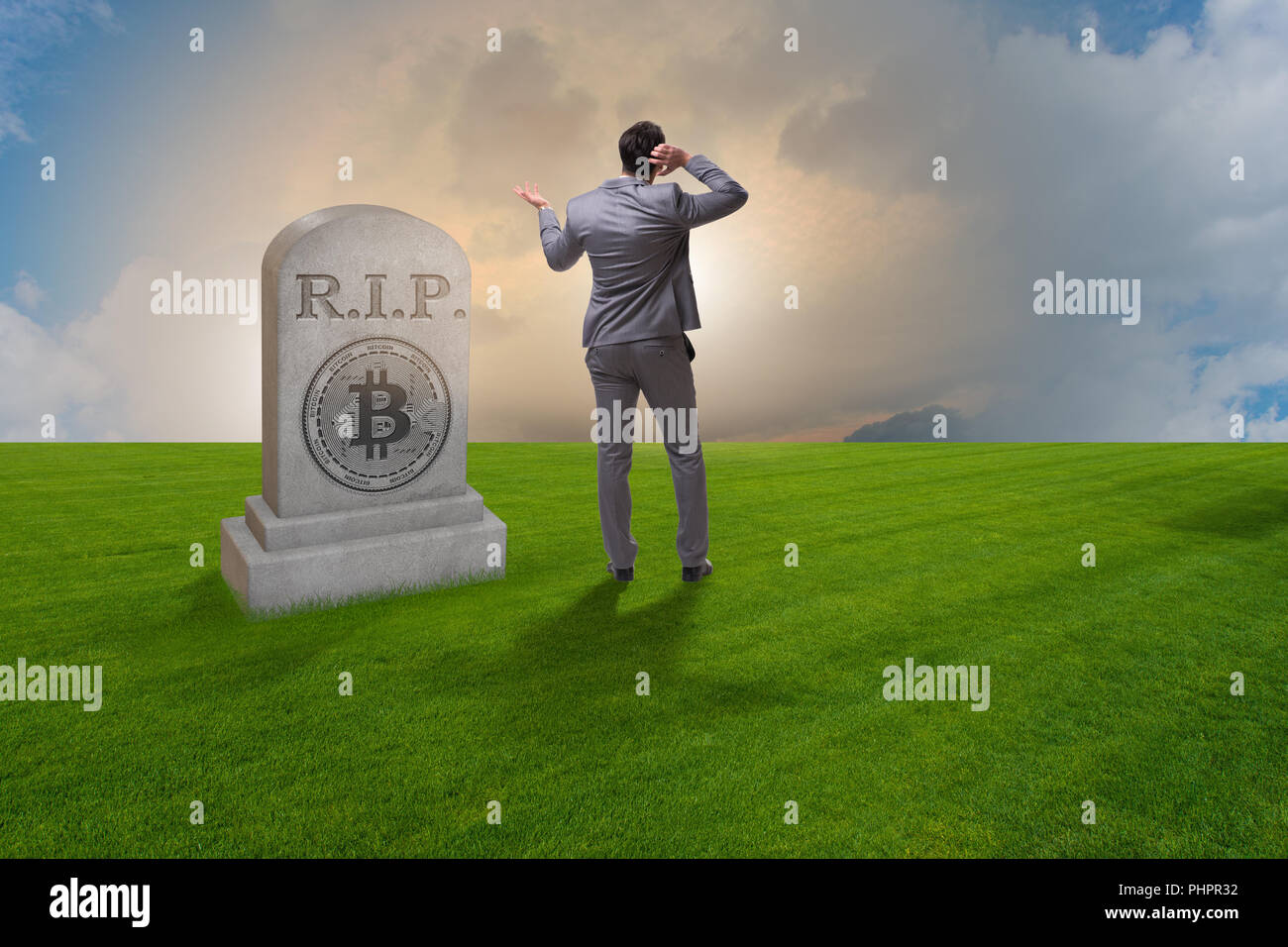 Death of bitcoin hi-res stock photography and images - Alamy