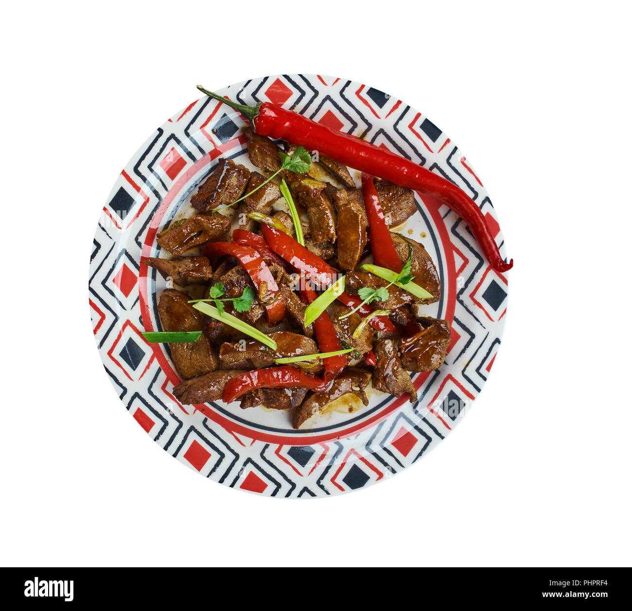 Mutton kidney roasted Stock Photo - Alamy