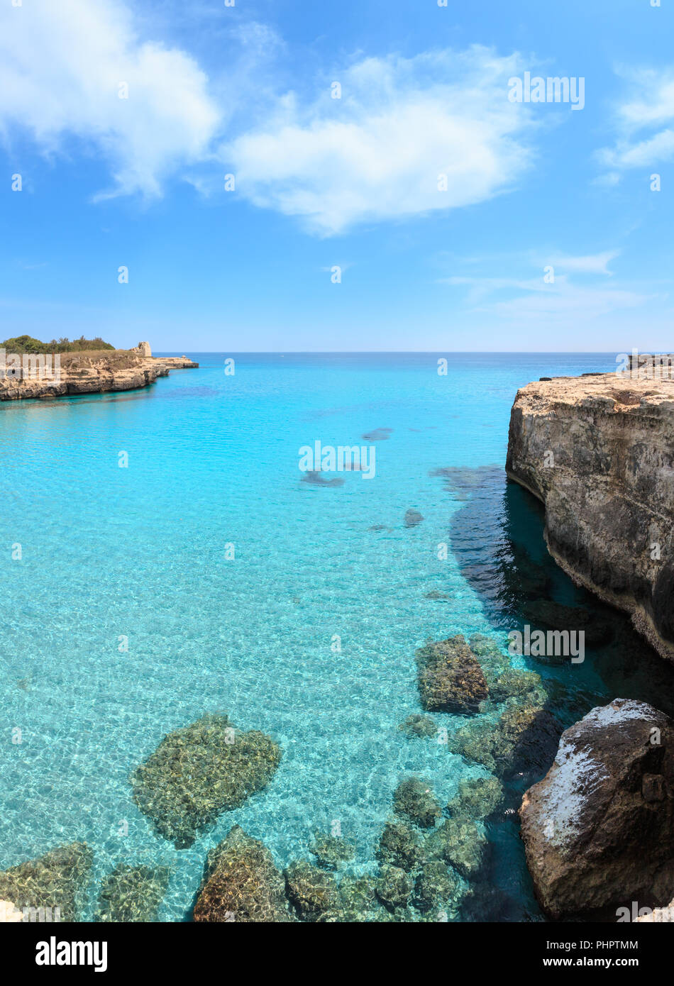 Adriatic sea coast summer view, Italy Stock Photo - Alamy